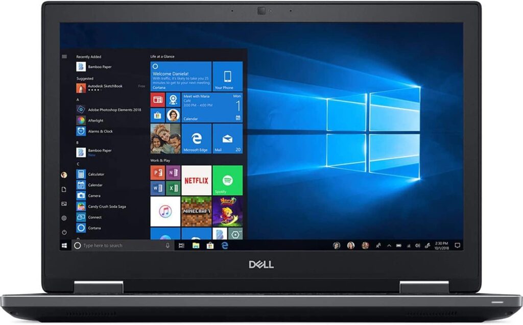 Dell Precision 7730 Workstation Laptop, Intel Core i9-8950HK, 17.3" FHD ...